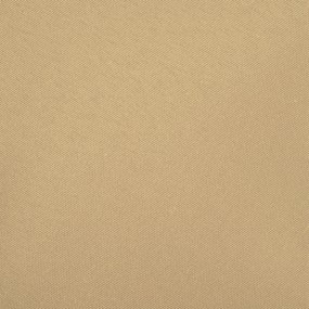 sada 2 polštářů na sezení, 98 x 50 cm Polštář na židli s poutky, potah z tkaniny, tloušťka 8 cm, barva khaki