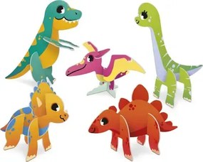 EDUCA Moje první 3D puzzle Dinosauři 5v1 / 5 figurek / 3-5 dílků