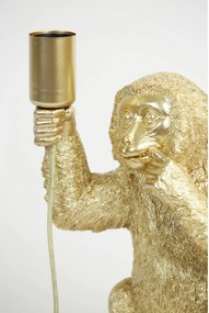 Zlatá stolní lampa s opičkou Monkey S - 20*19*34 cm/40W