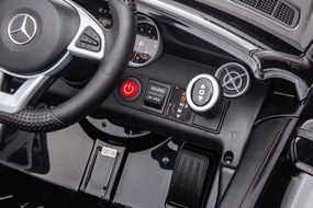 LEAN CARS Elektrické autíčko Mercedes SLC 300 LED MP3 červené
