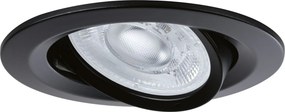 P 92418 LED vestavné svítidlo Nova Plus GU10 Flat IP65 93mm 3x4,9W 230V stmívatelné 2700K černá mat - PAULMANN