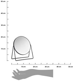 Stolní zrcadlo Clara, černé