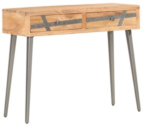 Konzolový stolek 90 x 30 x 75 cm masivní akáciové dřevo,  286549