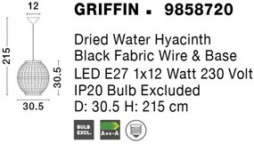 Retro lustr Griffin 30