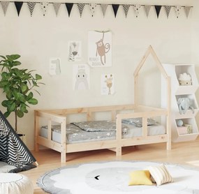 vidaXL Dětská postel 70 x 140 cm masivní borové dřevo [834556] Barva: Přírodní
