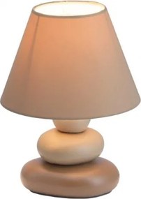 Brilliant - Stolní lampa PAOLO 1xE14/40W/230V keramika/béžová