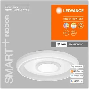 LEDVANCE Smart+ Orbis Ceiling Stea WIFI TW 485mm bílá / Stropní svítid