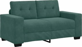 Set pohovek 3 ks Tmavě zelená samet 3324641