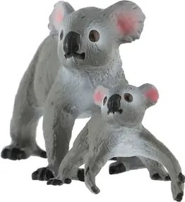 ZOOTED Zvířátko Koala medvídkovitý samice s mládětem / 2 ks / Plast /