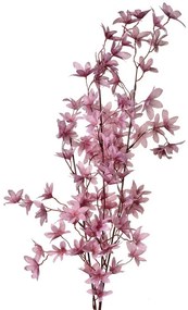 Dekorace umělá květina s fialkovými květy - 15*7*112 cm