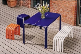 Kovový zahradní jídelní stůl 84x135 cm Nokk – noo.ma