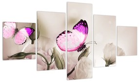 Obraz motýla  (125x70 cm)