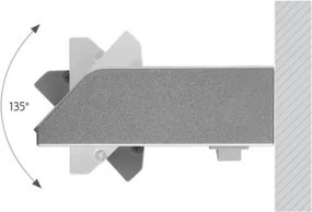 LED svítidlo VERSA výklopné s vypínačem 10W bílá teplá bílá 3000K Panlux PN11100008