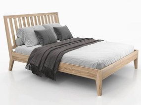 Dřevěná buková postel 180x200 Beskyd 01 Přírodní Buk