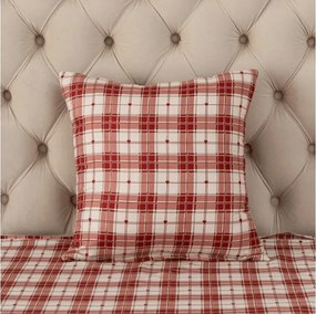 Flanelový povlak na polštář TARTAN HEART 45x45 cm, barevný