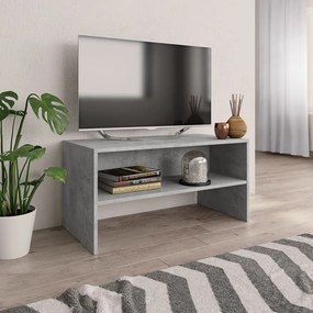 TV stolek betonově šedý 80 x 40 x 40 cm dřevotříska