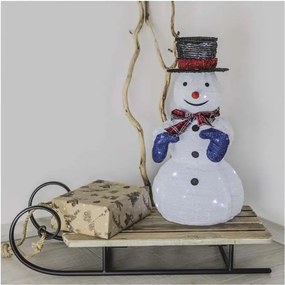 EMOS LED vánoční sněhulák skládací 60cm DCFC35