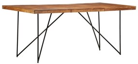 Jídelní stůl 180 x 90 x 76 cm masivní akáciové dřevo 282881
