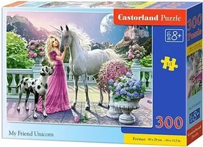 Castorland 030088 Puzzle Můj přítel jednorožec / 300 dílků / od 8 let