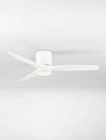 LED bílé designové stropní svítidlo Aloa s dálkovým ovládáním