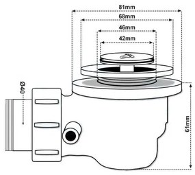 BPS-koupelny Obdélníková akrylátová sprchová vanička HYD-OSV-SXL03D 110x80 bílá