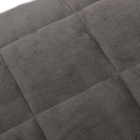 Zátěžová deka šedá 200 x 220 cm 9 kg textil 3154839