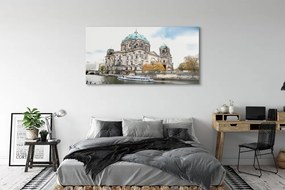 akrylový obraz Německo Berlin Cathedral River 140x70 cm