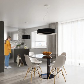 Sollux Lighting Lustr SATURNO SLIM 50 černý