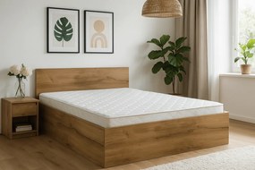 Postel SOFIA 180 x 200 cm, dub artisan Matrace: Matrace Coco Maxi 20 cm, Rošt: Bez roštu