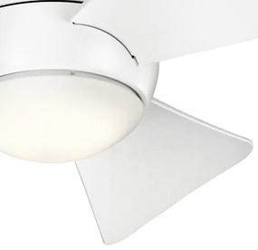 Kichler KLF-SOLA-34-WHT-LED Stmívatelný stropní ventilátor SOLA 10W/230V IP23+DO