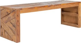 TV stolek 110 x 60 x 38 cm masivní teakové dřevo 326176