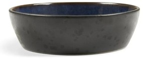 Černá/modrá miska z kameniny Gastro Dark Blue/Black – Bitz