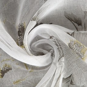 ZÁCLONA NA KROUŽCÍCH BESSY 140X250 CM VÍCEBAREVNÁ