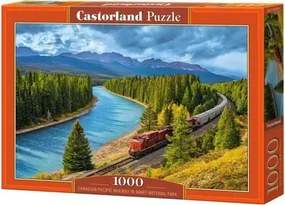 Castorland 105564-2 Puzzle Kanadská pacifická železnice v národním par