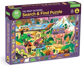 Mudpuppy Puzzle skládej a hledej Příroda 64 dílů