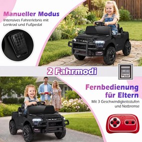 Costway 12 V dětské elektrické autíčko RAM 3500 s 2 25 W motory pro děti od 3