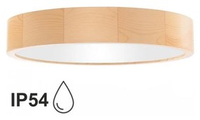 Temar | Koupelnové stropní svítidlo CLEO 4xE27/24W/230V IP54 pr. 47,5 cm borovice | TM0120