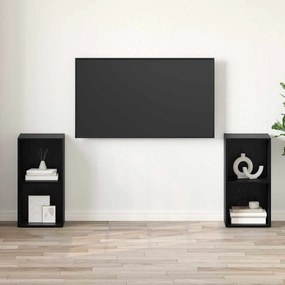 Sestava TV skříněk 2 ks Černý dub Kompozitní dřevo 3393559