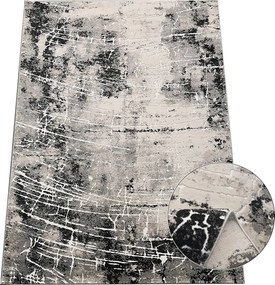 BE Koberec Opera 8080 GREY - šedý obdélníkový Rozměr: 60x100 cm