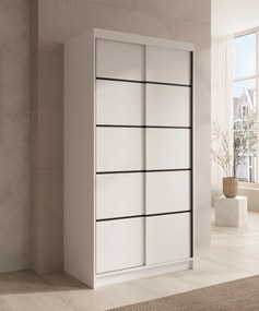 ADRK Furniture Posuvná skříň Verto 100 SW-VER-100-WW