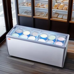 567 L Komerční zmrzlinová vitrína Gelato Dipping Mraznička