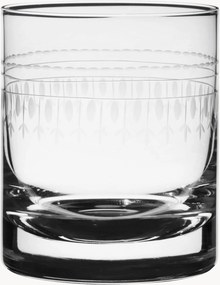 Sada ručně foukaných křišťálových sklenic na whisky Ovals, 2 díly