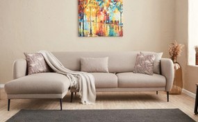 Hanah Home Rohová pohovka VENUS krémová levá 825BLC2765