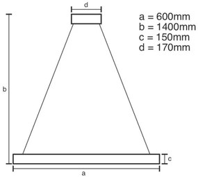 Brilagi - LED Stmívatelný křišťálový lustr na lanku HALO LED/40W/230V + DO