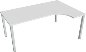 Kancelářský stůl Hobis Ergo levý UE 1800L, deskaakát, černá černá
