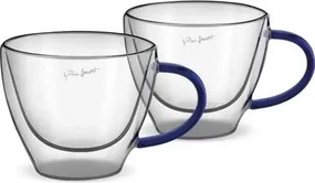 Lamart Vaso Sada sklenic Cappucino 2ks 190ml modrá / sklo