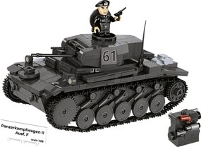 Cobi 2597 německý tank panzerkampfwagen ii ausf. f, 1:28