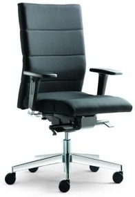 LD seating Kancelářská židle Laser 671-SYS, 24 hod. provoz BR-209 N6 područky výškově stavitelné, hliníkové leštěné N6, měkké Mechanika synchronní mechanismus, posuv sedáku, individuální náklon