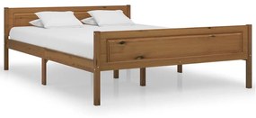 vidaXL Rám postele masivní borové dřevo medově hnědý 120 x 200 cm