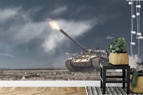 Fototapeta Bojový Tank Omyvatelný vlies 405x270